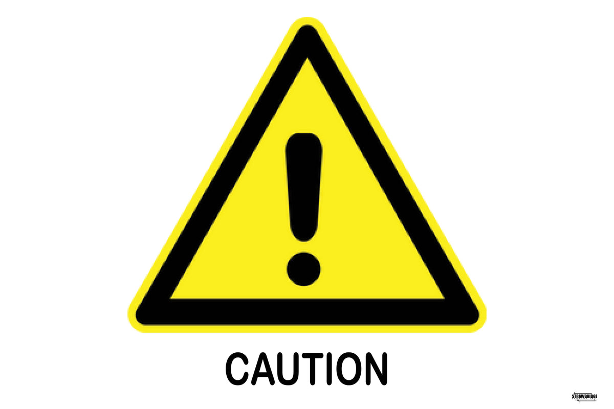 Caution - Poster – Strawbridge Studios